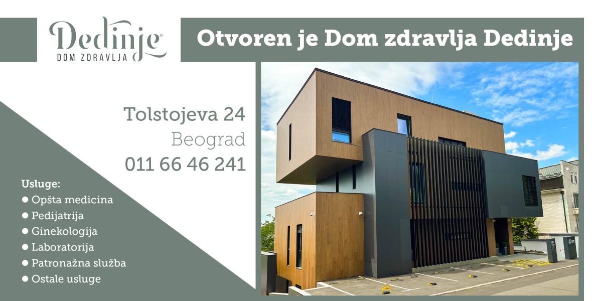 Otvoren je Dom zdravlja Dedinje- mesto za savremenu i sveobuhvatnu ...